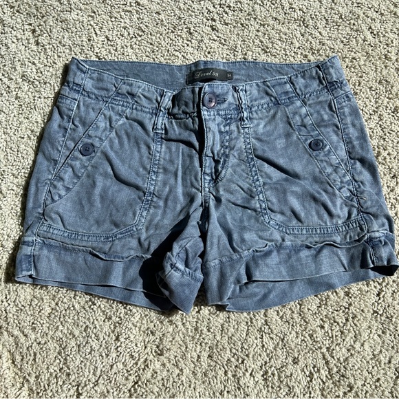 Level 99 | Shorts | Level 99 Blue Cargo Shorts Casual Style | Poshmark